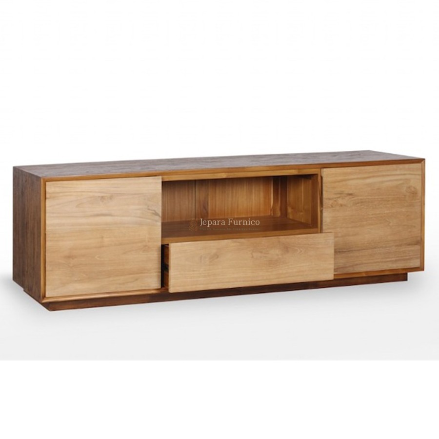 Teak Baruska TV Cabinet | Jepara Furniture