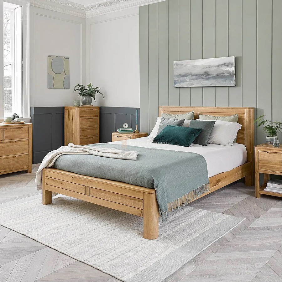 Teak Vanesa Bed | Jepara Furniture